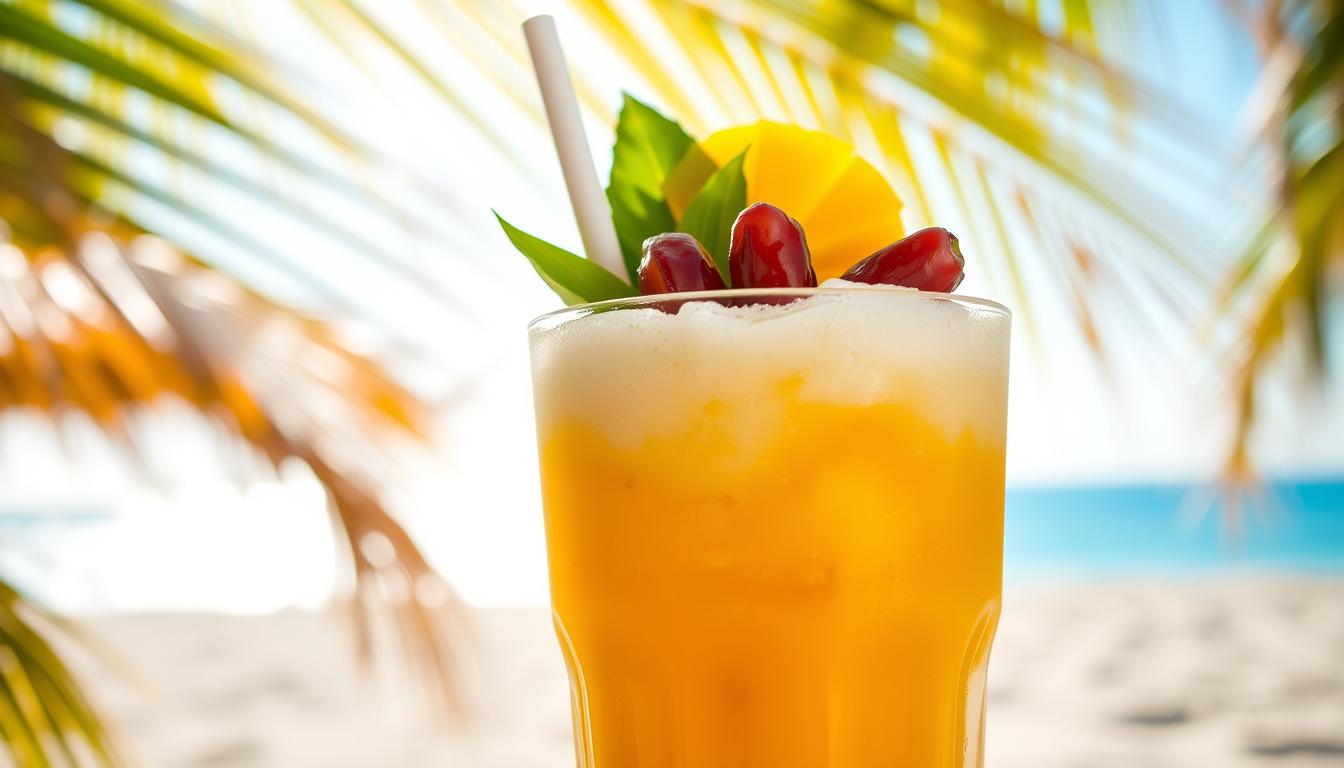 Starbucks Copycat: Sugar-Free Tropical Date & Mango Frappe - skilledcooks