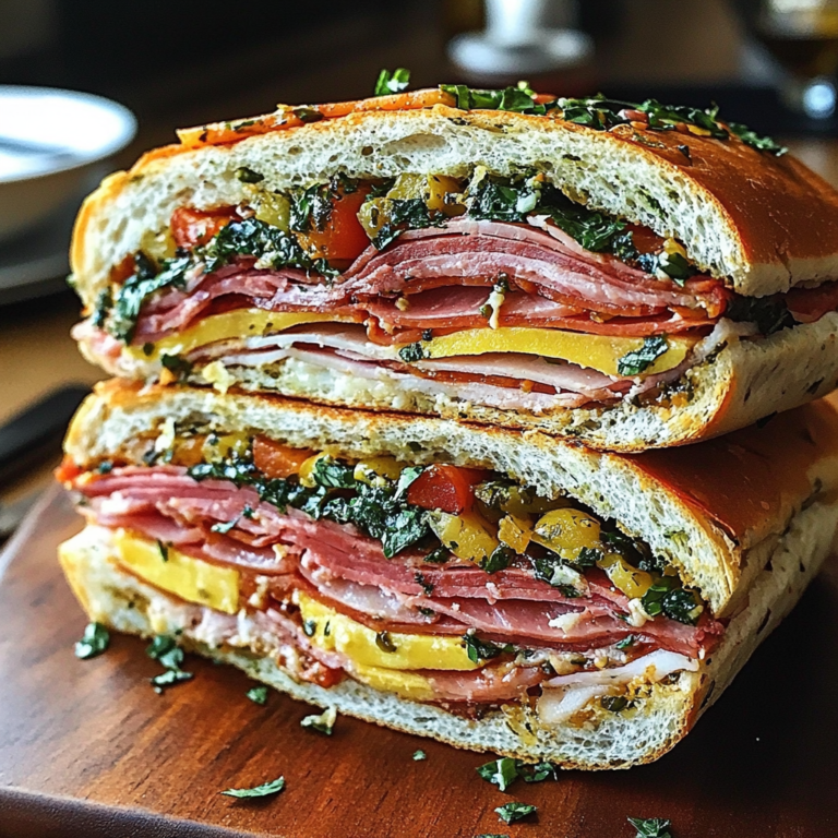 Classic Muffuletta Sandwich - skilledcooks