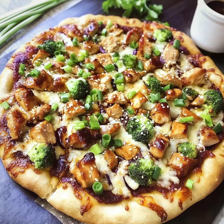 Teriyaki Chicken Pizza - skilledcooks