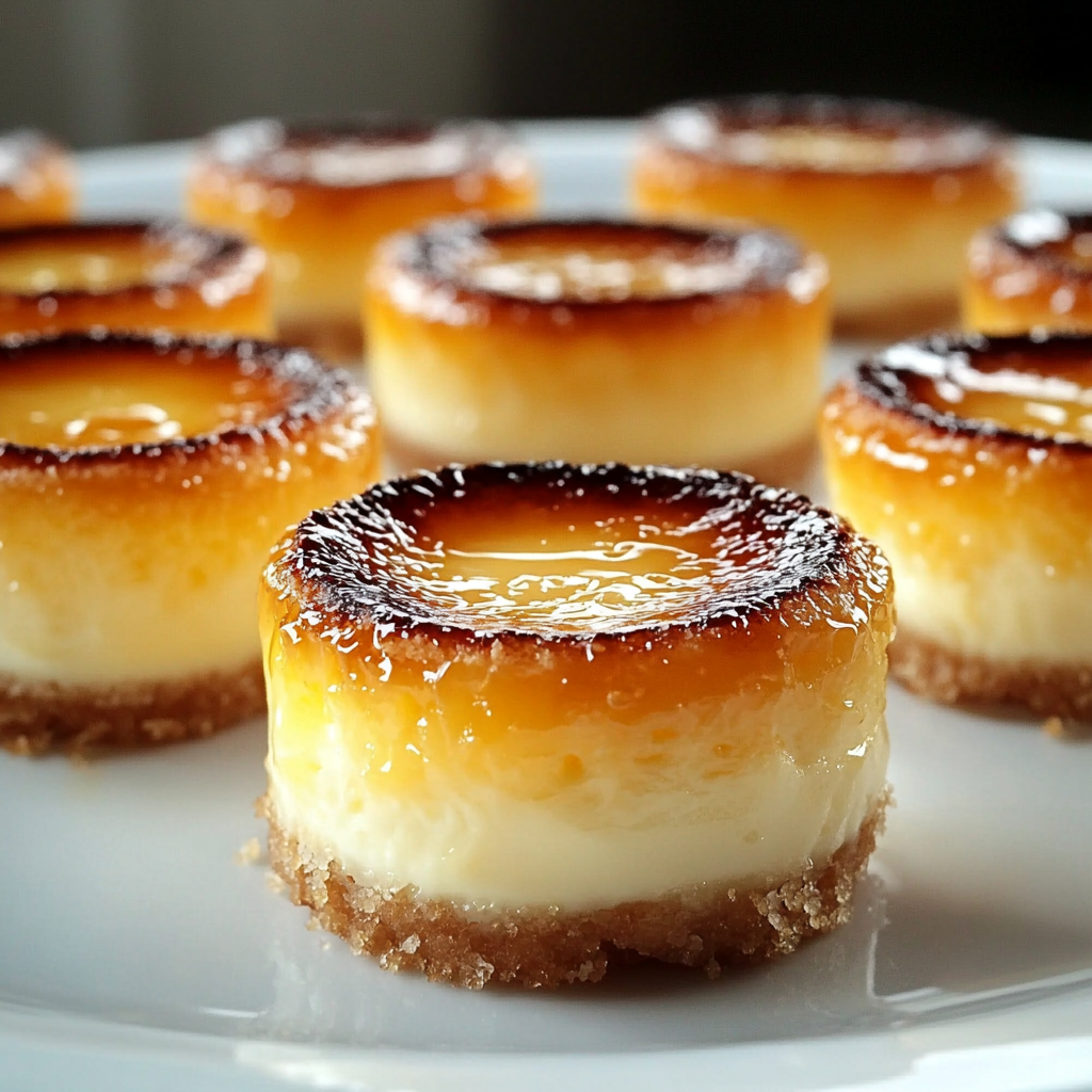 Mini Crème Brûlée Cheesecakes - skilledcooks