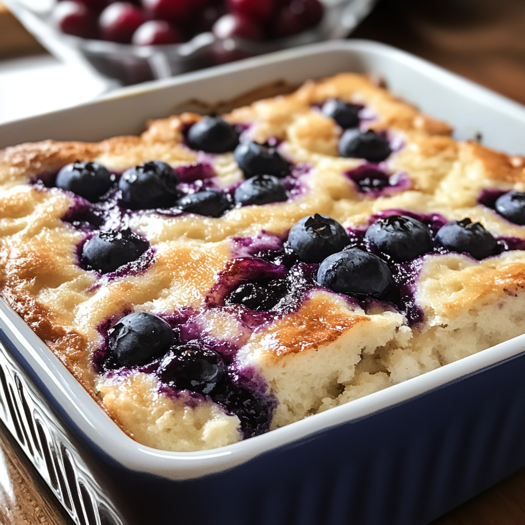 Blueberry Cottage Cheese Breakfast Bake - skilledcooks