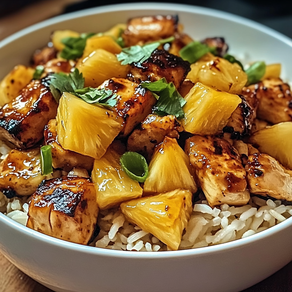 Easy Pineapple Chicken and Rice - skilledcooks