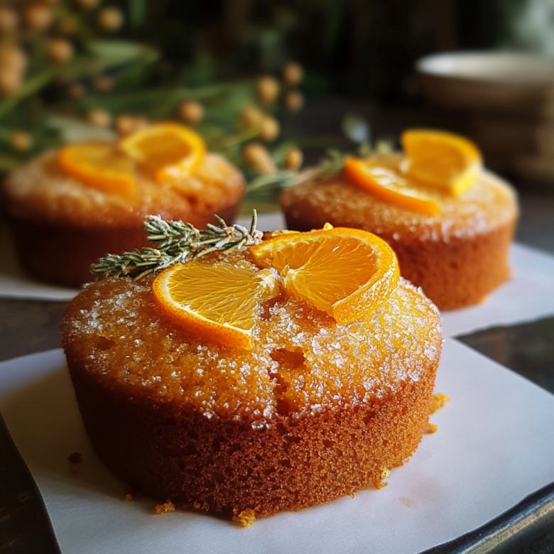 orange ginger honey cakes - skilledcooks
