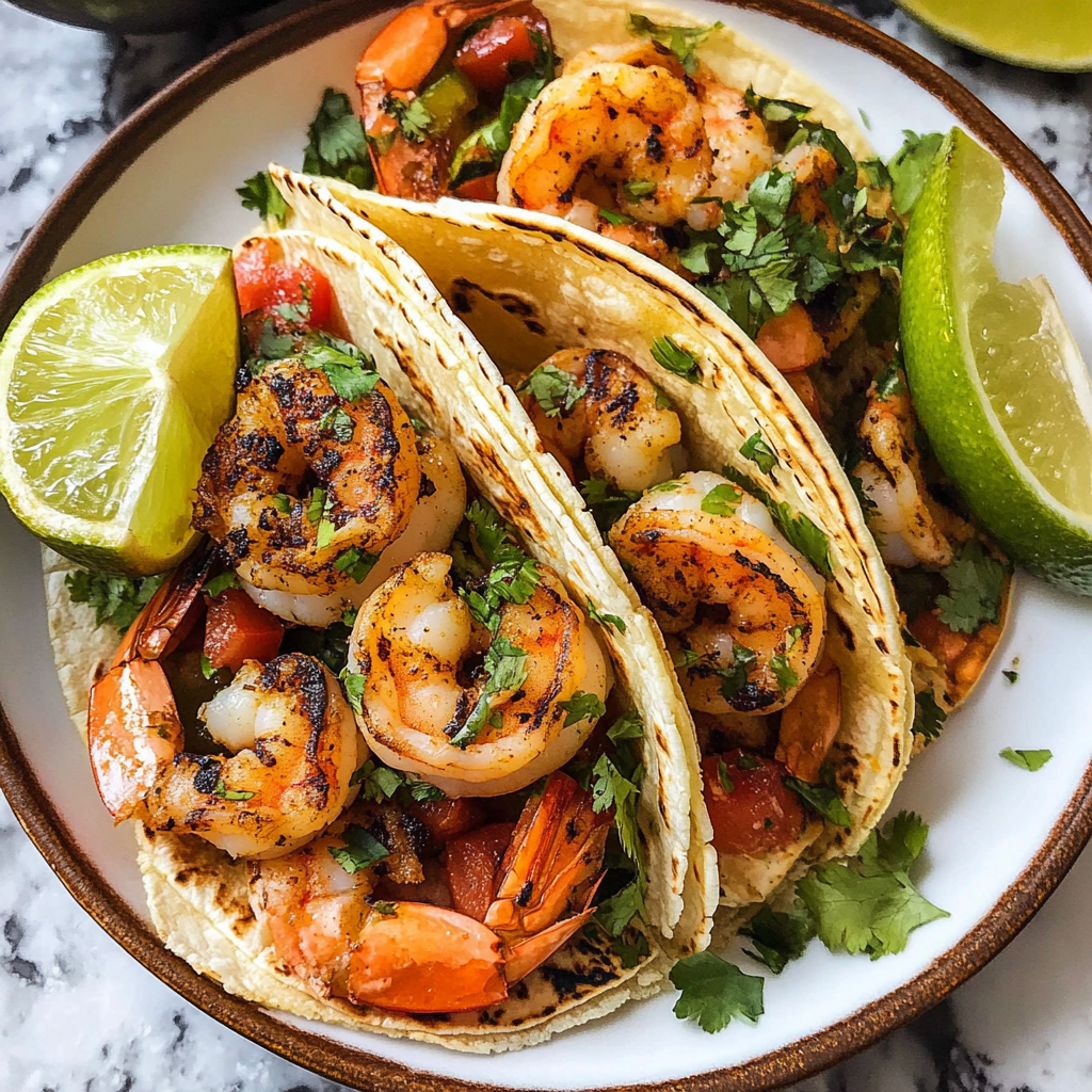 Easy Shrimp Tacos - skilledcooks