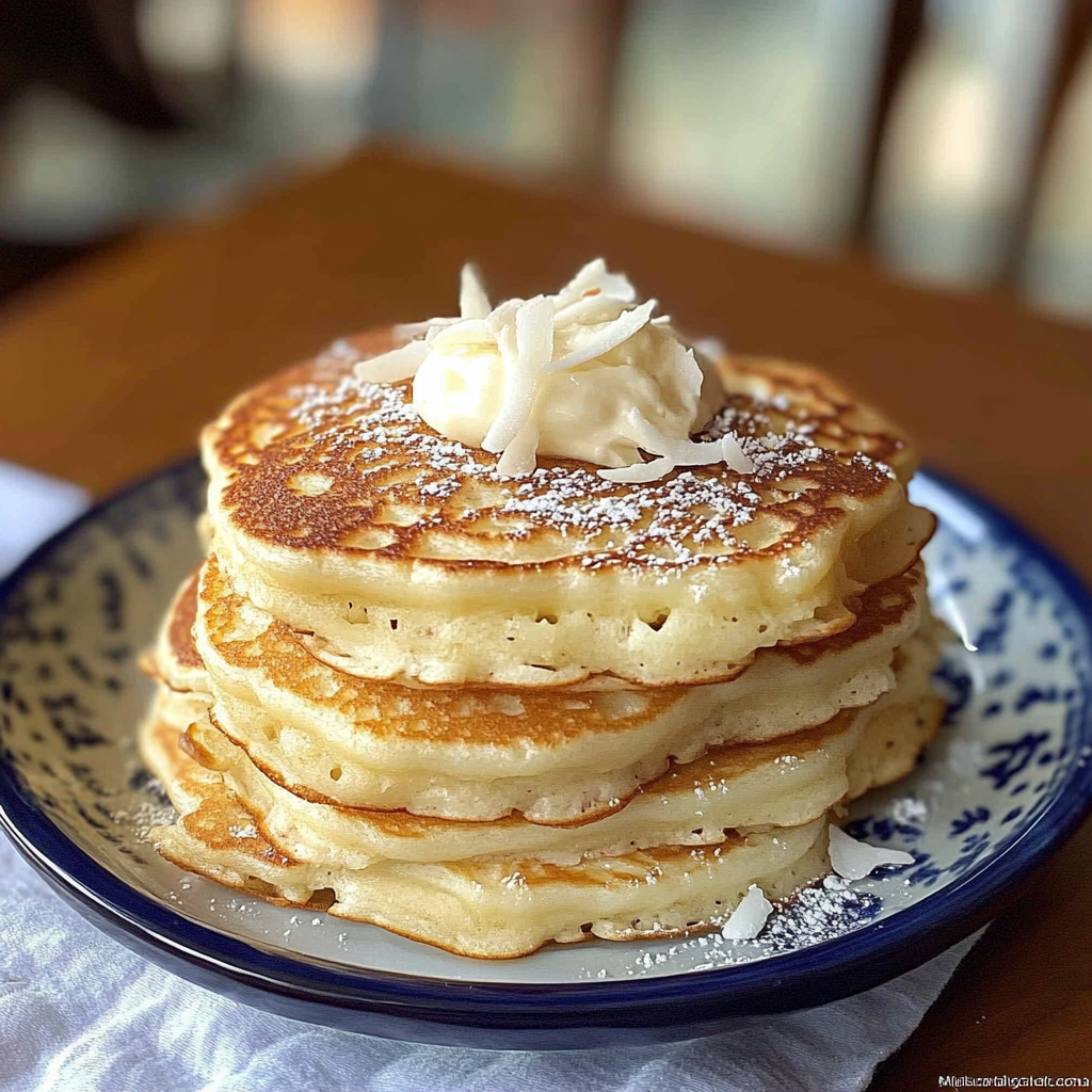 Coconut Cream Pancakes - skilledcooks