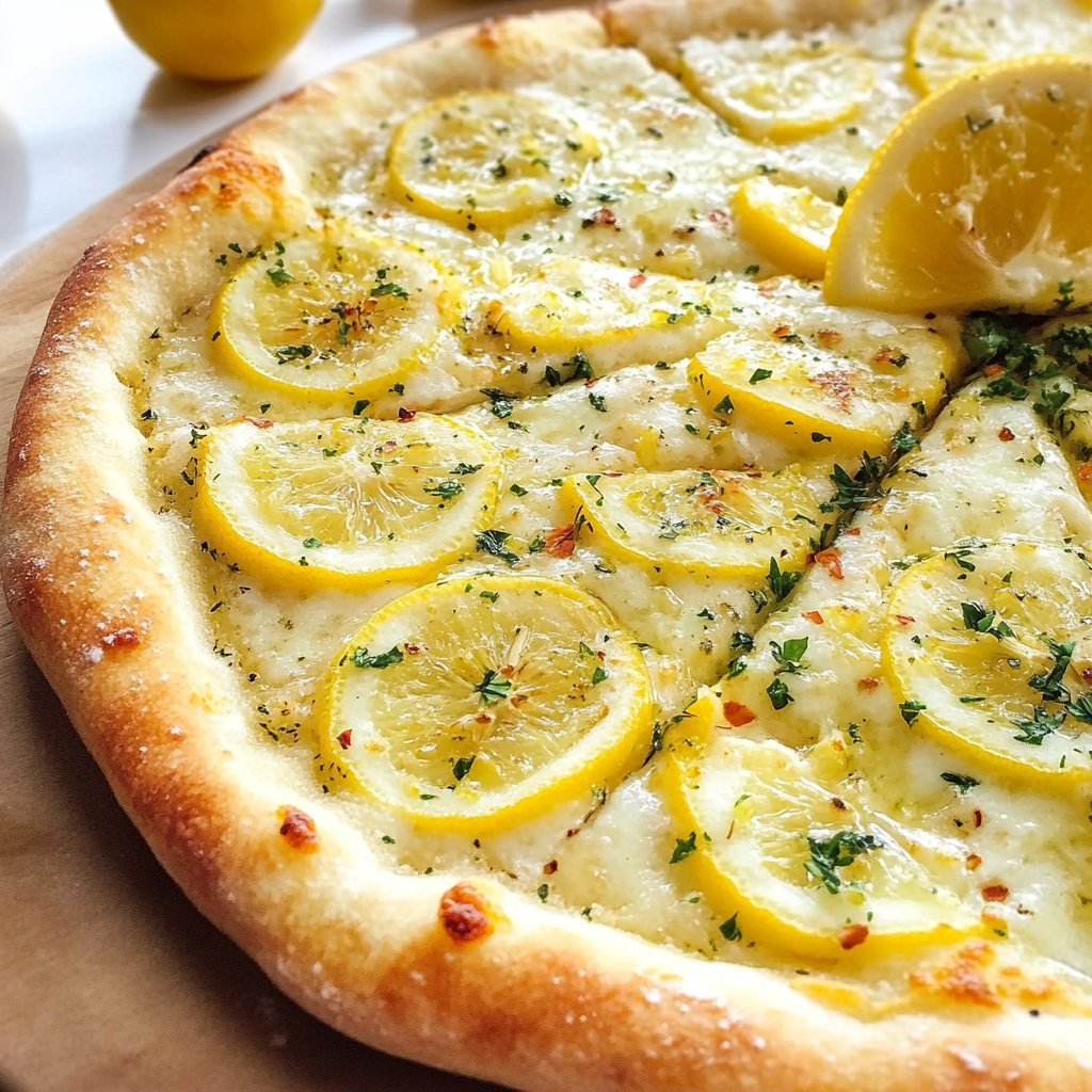 Lemon Pizza - skilledcooks