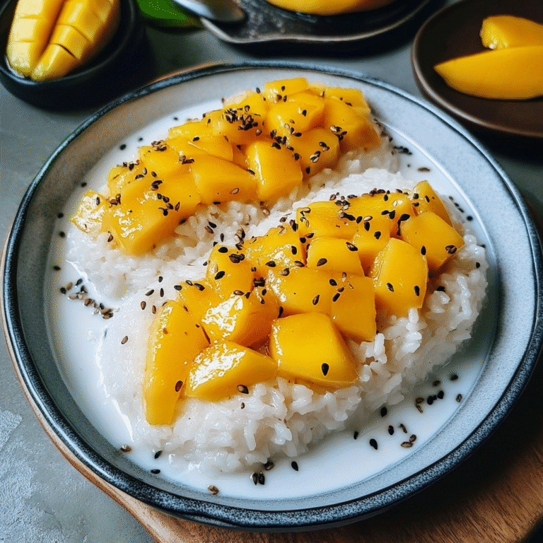 Mango Sticky Rice - skilledcooks