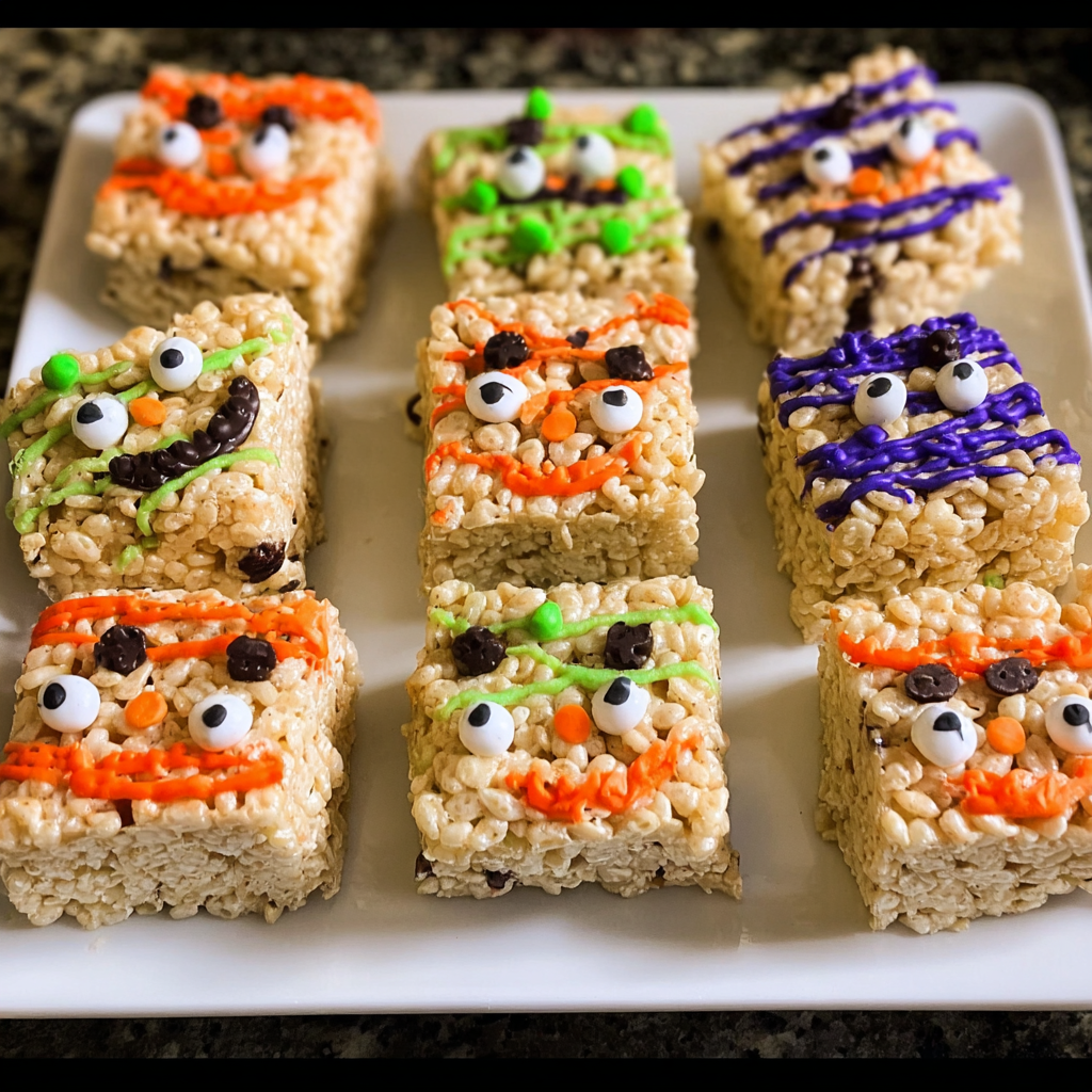 Epic Monster Rice Krispie Treats - skilledcooks